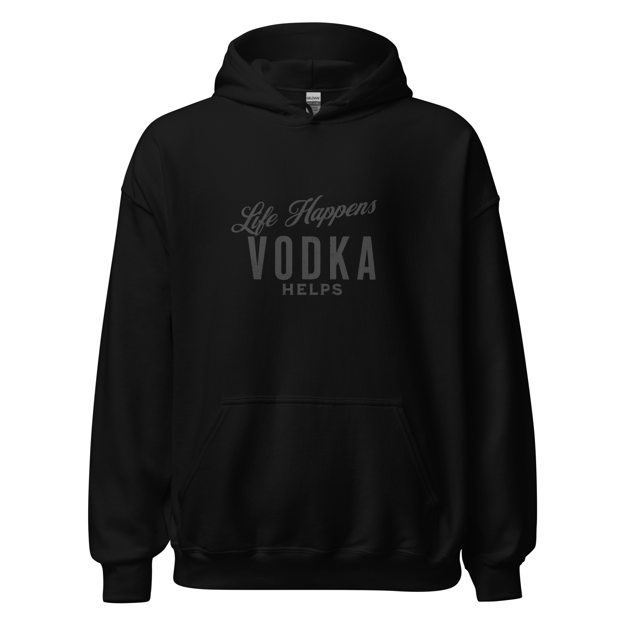 Life Happens Vodka Helps Hoodie - Cozy & Stylish